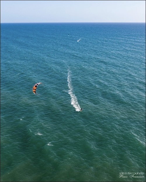 Kitesurfing Latina vista dai droni - Kitesurfing.it | Kite News ...